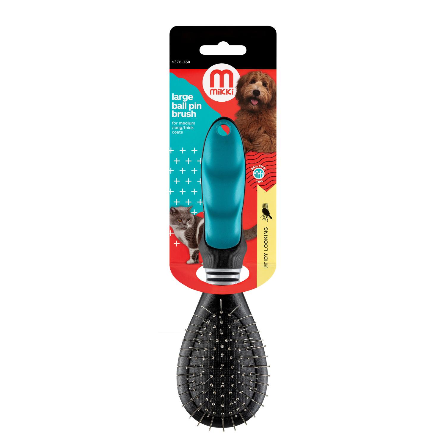 Classic Ball Pin Brush - Large - Mikki Pet